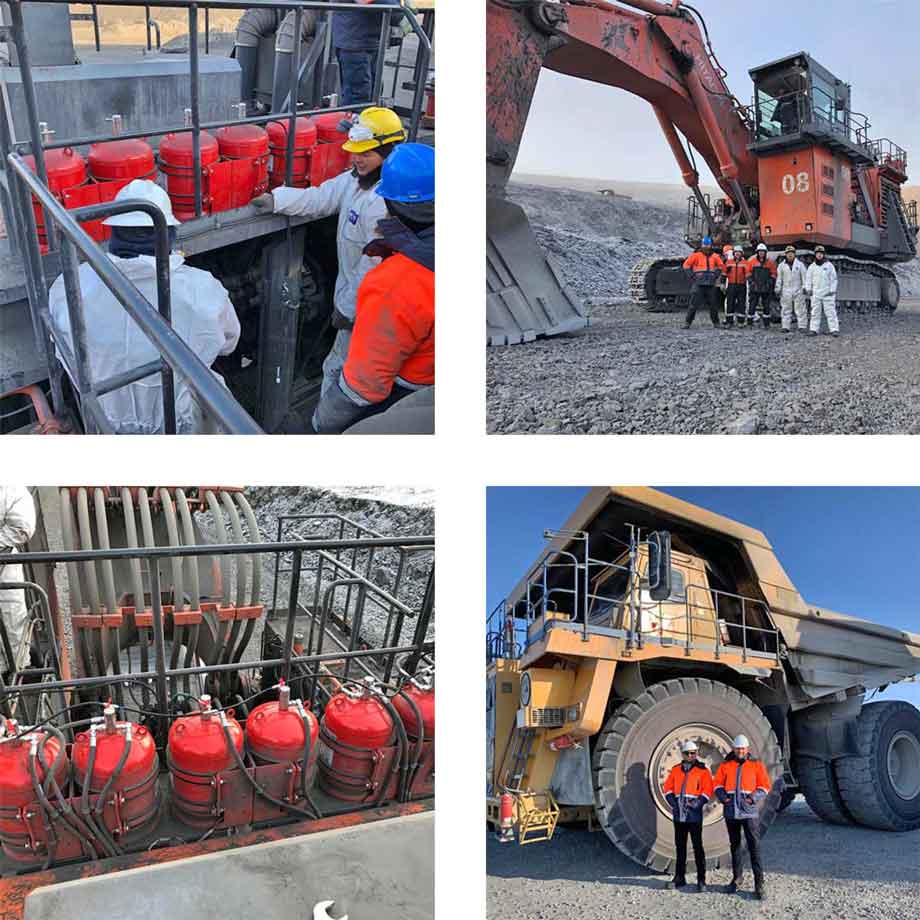 Automatic Fire Suppression Solutions For Mining Equipment | Reacton